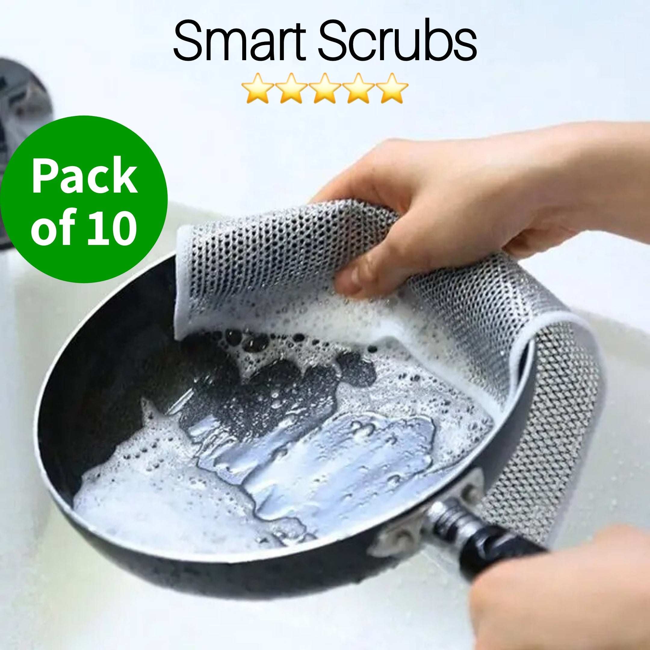 Smart Scrubs - Non-Scratch Scouring Cloths - 10 Pack – Aprolo